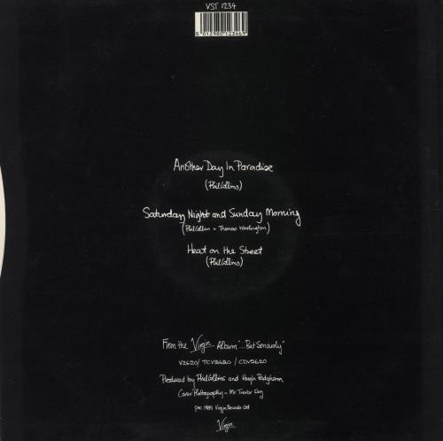Phil Collins Another Day In Paradise UK 12" vinyl single (12 inch ...
