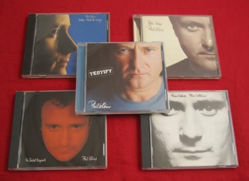 Phil Collins Set Of 5 CD Albums UK CD album (CDLP) (402126)