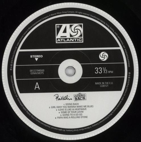 Phil Collins The Essential Going Back - Remastered 180 Gram Vinyl UK ...