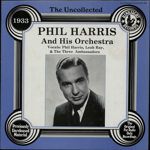 Phil Harris Phil Harris And His Orchestra UK vinyl LP album (LP record ...