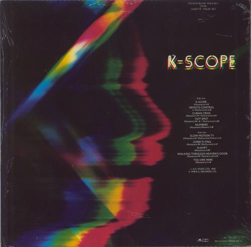 Phil Manzanera K-Scope - shrink UK vinyl LP album (LP record) (797854)