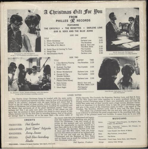 Phil Spector A Christmas Gift For You From Philles Records US vinyl LP ...