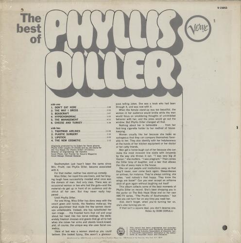 Phyllis Diller The Best Of Phyllis Diller US vinyl LP album (LP record ...