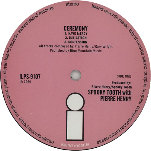 Pierre Henry & Spooky Tooth Ceremony - 1st UK vinyl LP album (LP record ...