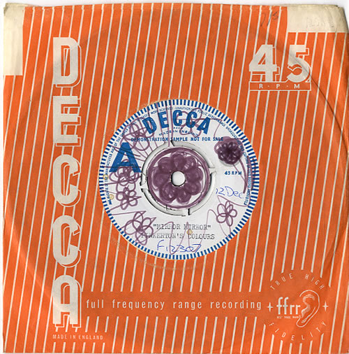Pinkerton's Assorted Colours Mirror, Mirror - A Label UK 7" vinyl single (7 inch record / 45 ...