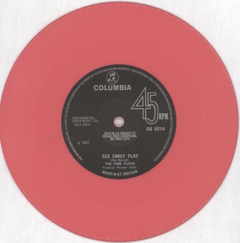 Pink Floyd See Emily Play UK 7" vinyl single (7 inch record / 45) (716831)