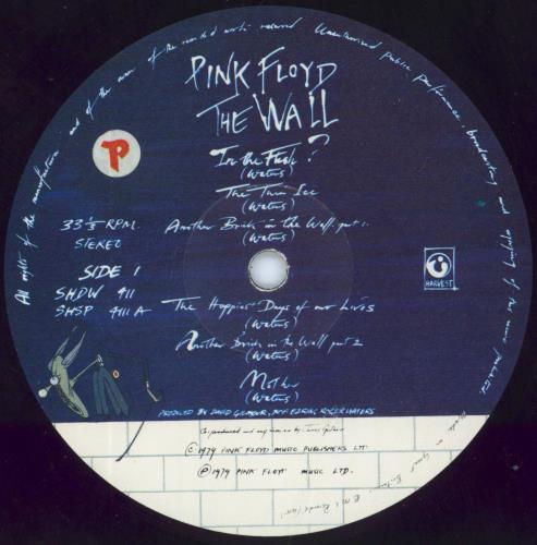 Pink Floyd The Wall - 1st - Permastat stickered labels UK 2-LP vinyl ...