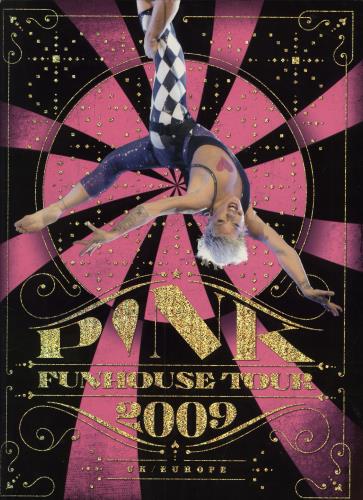 Pink Funhouse Tour 2009: UK/Europe UK tour programme (790967) PROGRAMME