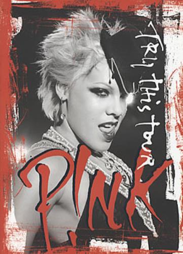 Pink Try This Tour UK tour programme (319329) TOUR PROGRAMME