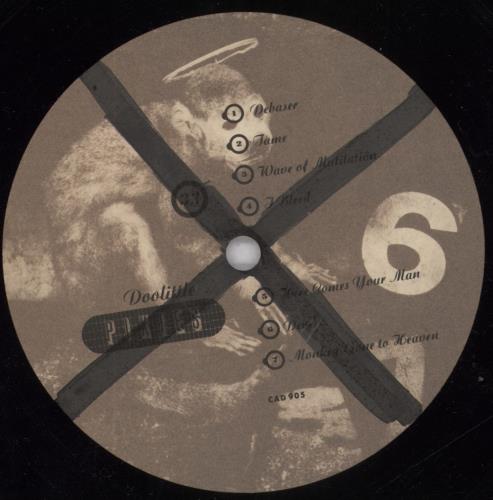 Pixies Doolittle + Booklet - VG UK vinyl LP album (LP record) (829398)