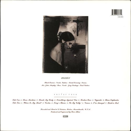 Pixies Surfer Rosa - 180gram Vinyl UK vinyl LP album (LP record) (704436)