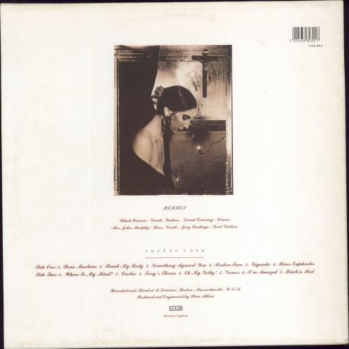 Pixies Surfer Rosa - Smooth sleeve UK vinyl LP album (LP record) (768295)