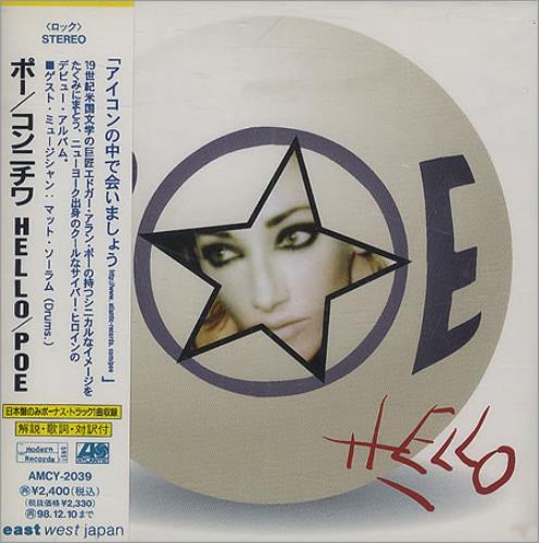 Poe Hello Japanese Promo CD album (CDLP) (222569)