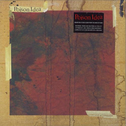 Poison Idea Confused & Conquer US vinyl LP album (LP record) (803091)