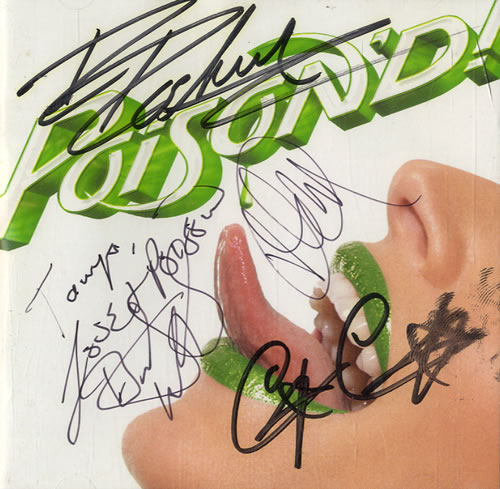 Poison Poison'd - Autographed US Promo CD album (CDLP) (545931)