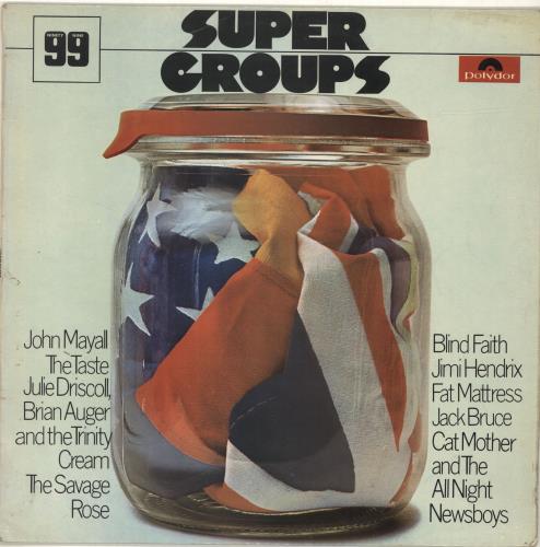 Polydor Records Supergroups UK vinyl LP album (LP record) (263256)