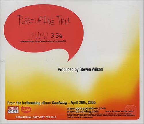 Porcupine Tree Shallow US Promo CD single (CD5 / 5") (323795)
