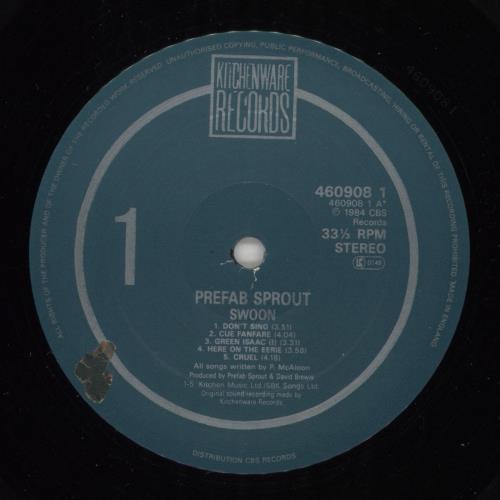 Prefab Sprout Swoon - 2nd UK vinyl LP album (LP record) (246440)