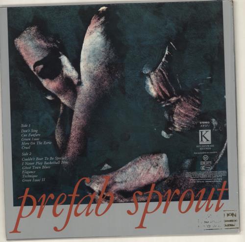 Prefab Sprout Swoon - Gold promo stamped UK vinyl LP album (LP record ...