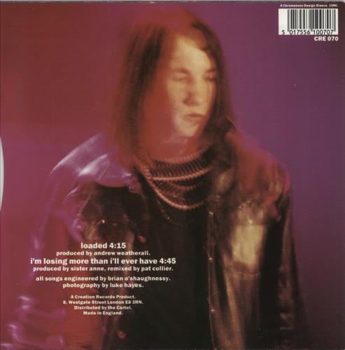 Primal Scream Loaded UK 7" vinyl single (7 inch record / 45) (160651)
