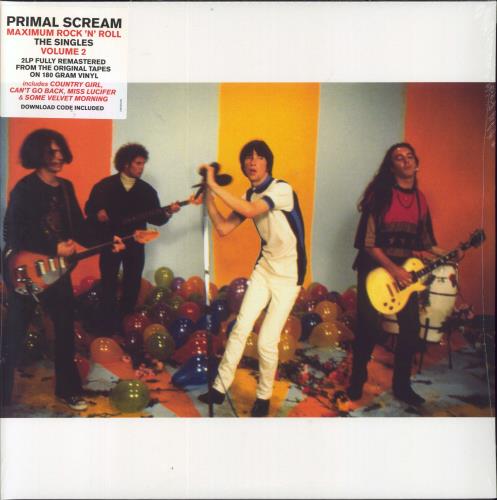 Primal Scream Maximum Rock 'N' Roll The Singles Volume 2 - 180gm - Sealed UK 2-LP vinyl record ...
