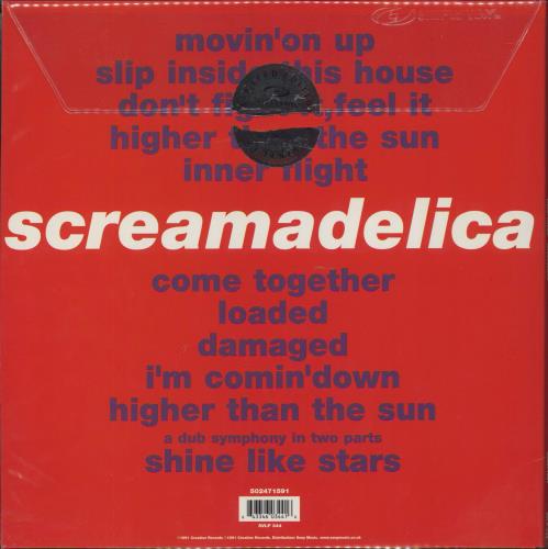 Primal Scream Screamadelica UK 2-LP vinyl record set (Double LP Album ...