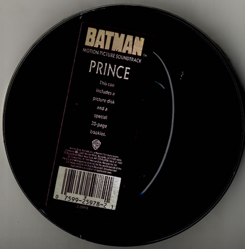 Prince Batman - Tin - Sealed/Stickered US CD album (CDLP) (249018)