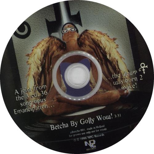 Prince Betcha By Golly Wow! Dutch Promo CD single (CD5 / 5") (76460)