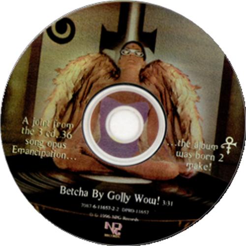 Prince Betcha By Golly Wow! US Promo CD single (CD5 / 5") (78483)