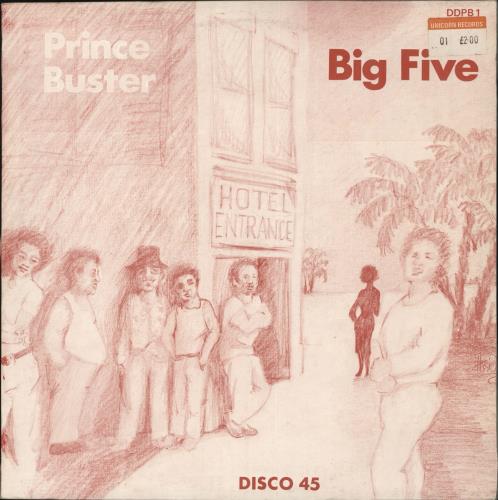 Prince Buster Big Five UK 12" vinyl single (12 inch record / Maxi ...