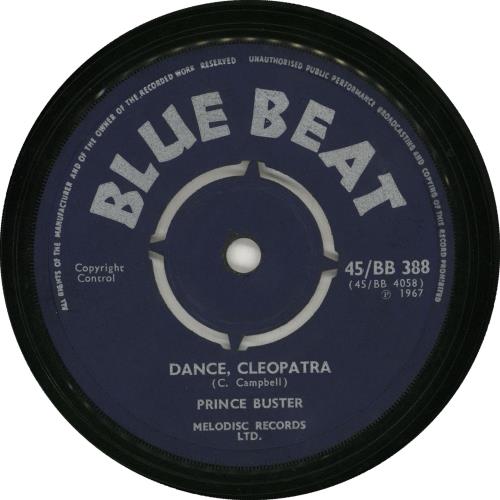 Prince Buster Dance, Cleopatra UK 7" vinyl single (7 inch record / 45 ...