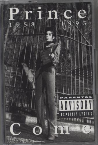 Prince Come German cassette album (658205)