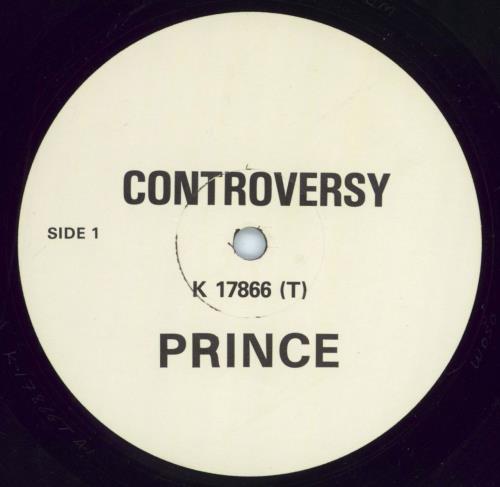 Prince Controversy - White Label UK Promo 12" vinyl single (12 inch ...