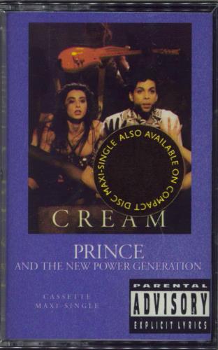 Prince Cream US cassette single (68291)