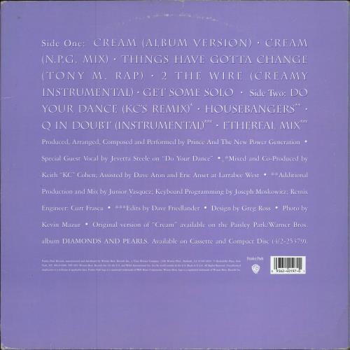Prince Cream US 12" vinyl single (12 inch record / Maxi-single) (779787)