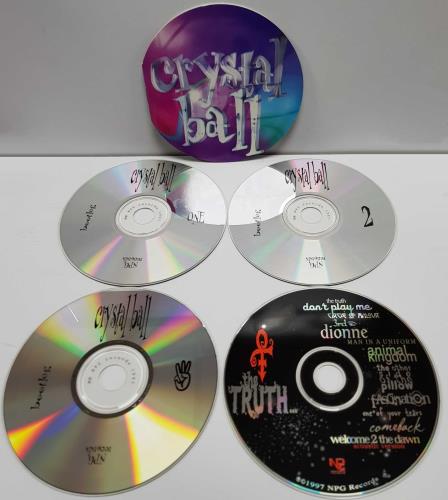 Prince Crystal Ball - with Booklet US 4-CD album set (109571)
