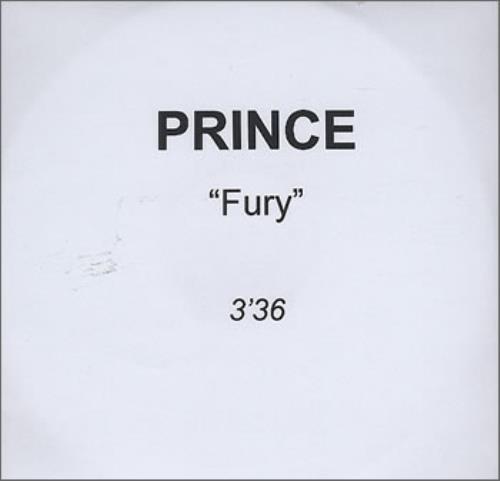 Prince Fury UK Promo CD-R acetate (362856)