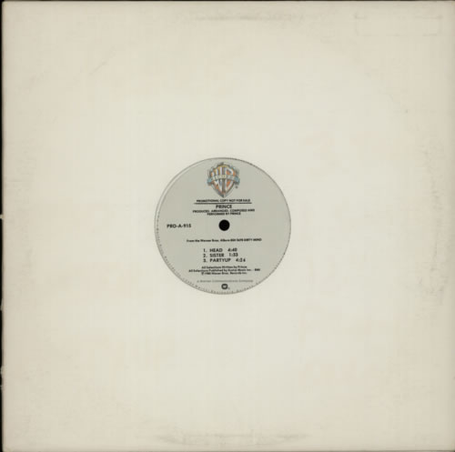 Prince Head US Promo 12" vinyl single (12 inch record / Maxi-single) (3222)