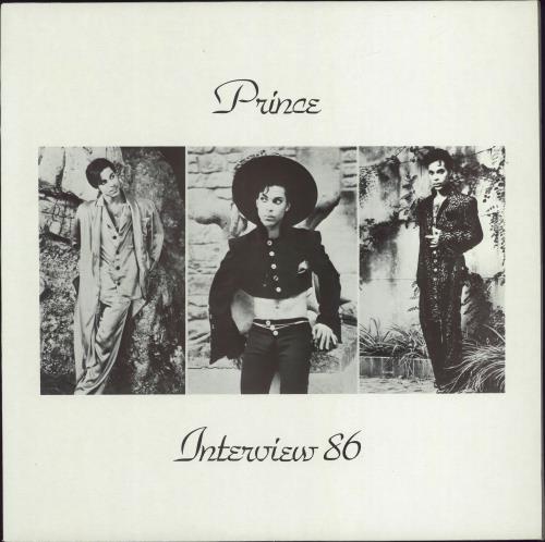 Prince Interview 86 UK picture disc LP (vinyl picture disc album) (518029)