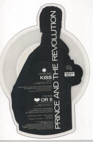 Prince Kiss - 1st UK shaped picture disc (picture disc vinyl record ...