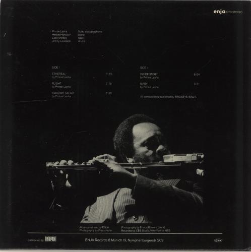 Prince Lasha Inside Story German vinyl LP album (LP record) (706098)