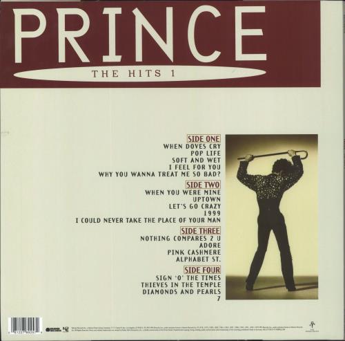 Prince The Hits-1 - Purple Vinyl UK 2-LP vinyl record set (Double LP ...
