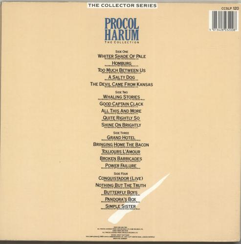 Procol Harum The Collection UK 2-LP vinyl record set (Double LP Album ...