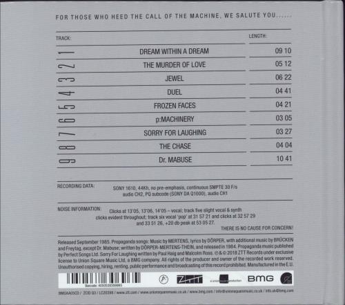 Propaganda A Secret Wish - Remastered UK CD album (CDLP) (778221)