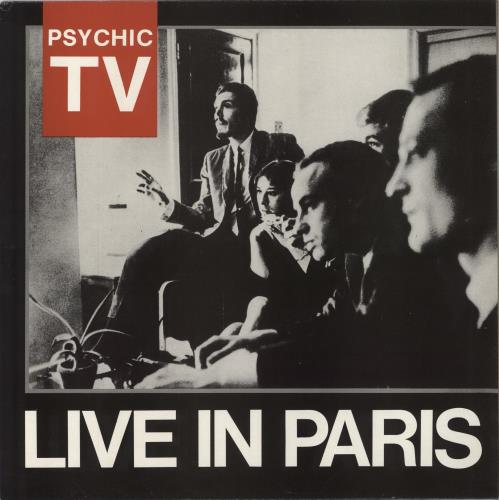Psychic TV Live In Paris UK vinyl LP album (LP record) (795708)