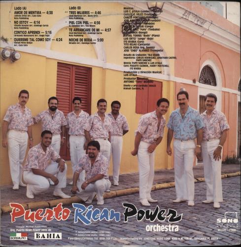 Puerto Rican Power Canta: Tito Rojas US vinyl LP album (LP record) (747016)