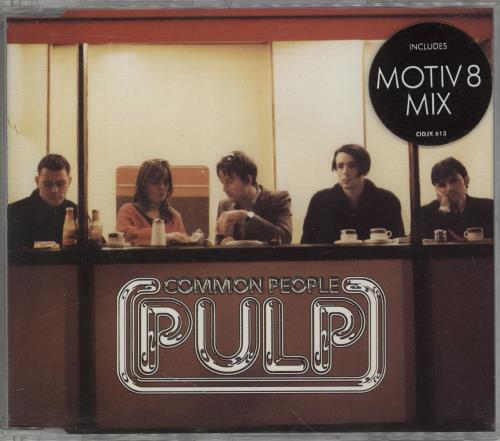 Pulp Common People - Motiv 8 Mixes UK Promo CD single (CD5 / 5") (51115)
