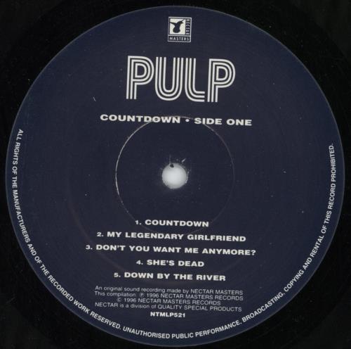 Pulp Countdown 1992-1983 UK 2-LP vinyl record set (Double LP Album ...