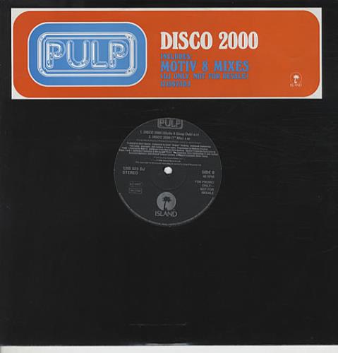 Pulp Disco 2000 - Motiv 8 Mixes UK Promo 12" vinyl single (12 inch ...