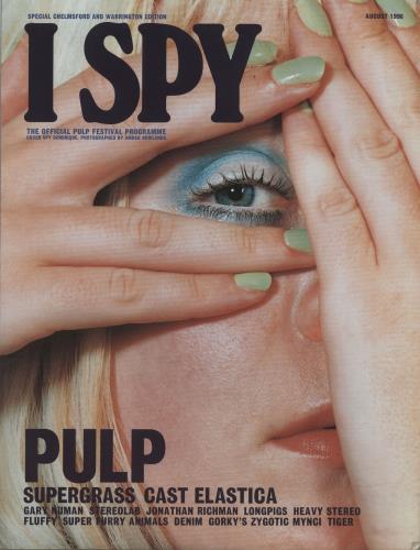 Pulp I Spy - Official Pulp Festival Programme UK tour programme (114049 ...